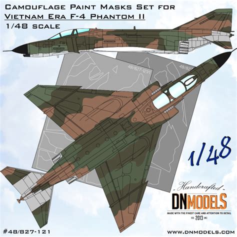 Vietnam Era F 4 Phantom Ii Camouflage Dn Models 48 827 121