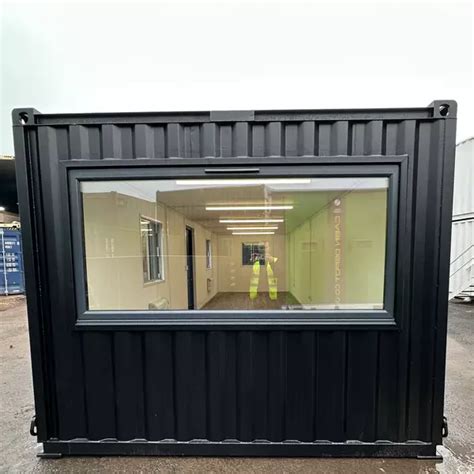 32x10ft Cabin Custom Open Plan Office Canteen Picture Window
