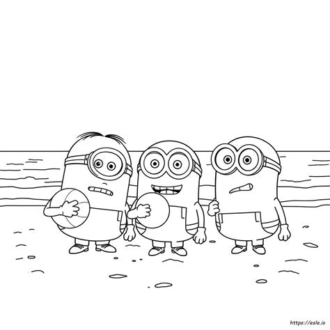 Minion Bob Ausmalbild