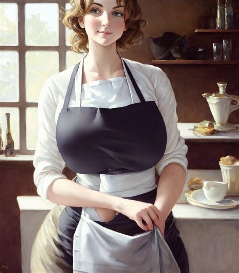 ㅎㅂai가 그린 앞치마를 두른 여자 유머 게시판