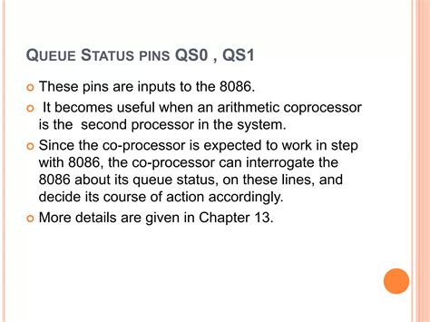 Chapter 6 Hardware Structure Of 8086 Pptx