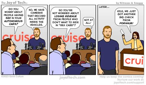 The Joy Of Tech Comic Sex And The Self Driving City