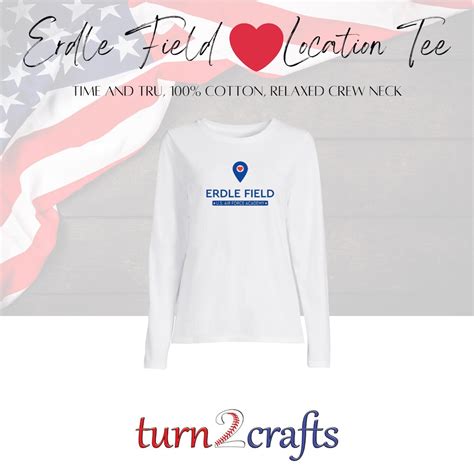 Air Force Erdle Field Location White T Shirt Long Sleeve T Shirt