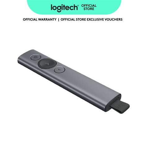 Logitech Spotlight Presentation Remote Universal Wireless Presentation Clicker With Laser