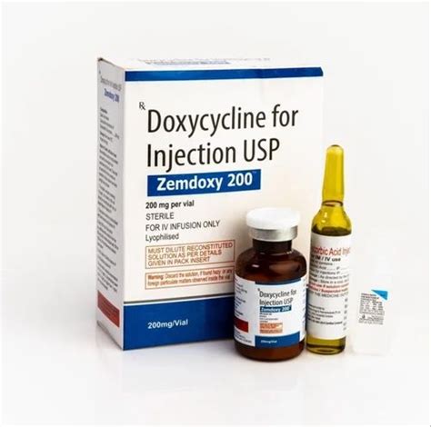 200 Mg Zemdoxy Doxycycline Injection At Best Price In Hyderabad