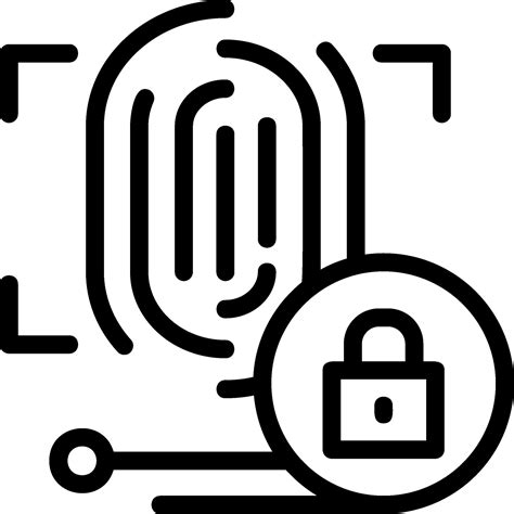 Biometric Authentication Line Icon 39494224 Vector Art At Vecteezy