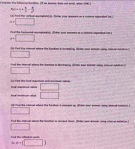 Texts Consider The Following Function If An Answer Does Not Exist