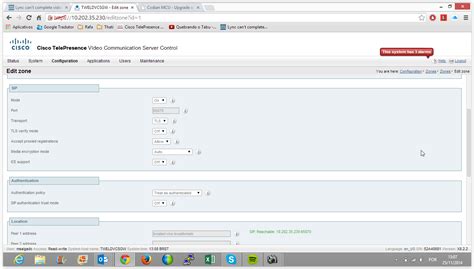 Lync Cant Complete Video Call To Vcs Via B2bua Cisco Community