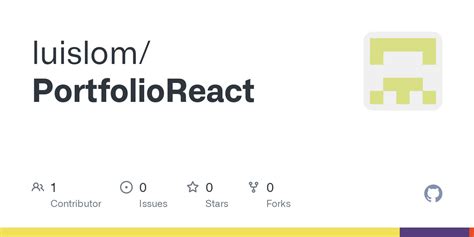 Github Luislomportfolioreact