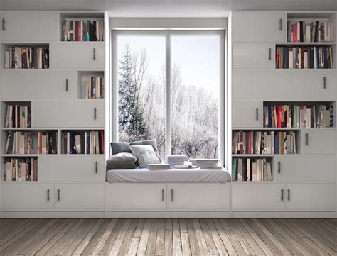 Home Library Window Seat