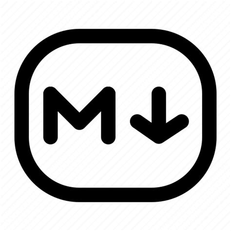 Markdown Code Development Programming File Format Icon Download