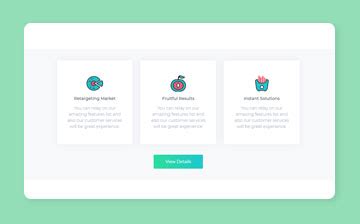 Simple Feature Layout With Bootstrap Grid And Column Based Layout