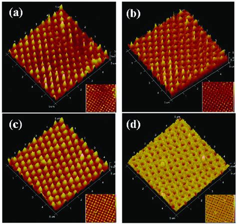 a afm image and b mfm image of the nanoimprinted dot array pattern download scientific