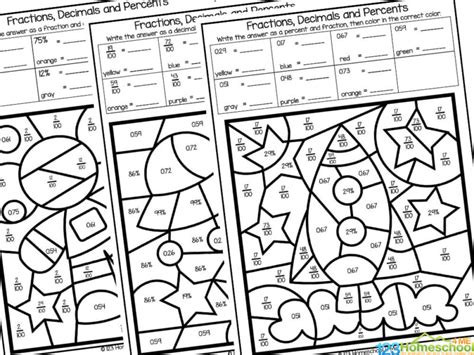 Free Printable Decimals Fractions And Percents Worksheets Worksheets