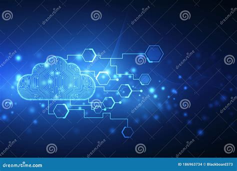 Cloud Computing And Big Data Concept Cloud Computing Technology Internet Concept Background