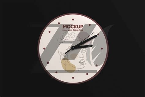 دانلود فایل لایه باز موکاپ صفحه ساعت دیواری دانلود رایگان فایل لایه