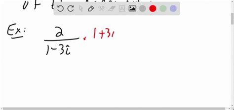 SOLVED Explain How To Divide Complex Numbers Provide An Example With Your Explanation