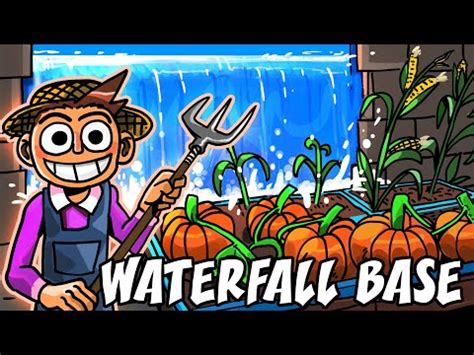 I Built A WATERFALL INTO MY BASE In Rust Tidyhosts Videos