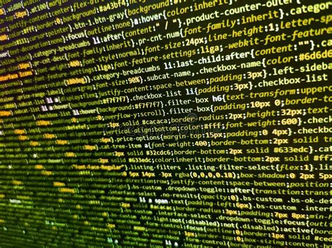 Php Code On The Screen Extreme Close Up Stock Photo Image Of Engineering Backdrop