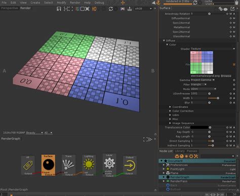Sub Shaders And Textures — Guerilla Render 1412 Documentation