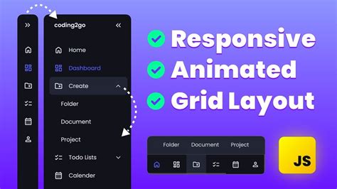 Build A Responsive Sidebar Menu With Animated Dropdowns Html Css