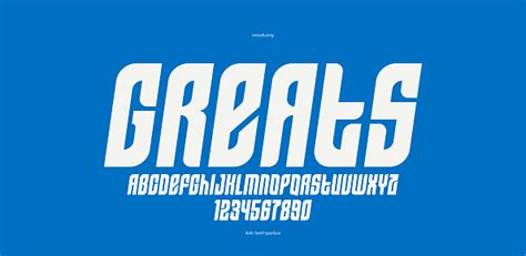 로고 헤더 또는 슬로건 우아한 벡터 두껍고 아름다운 기하학적 서체 대문자 숫자가 있는 알파벳 포스터 및 광고용 굵고 기울임꼴