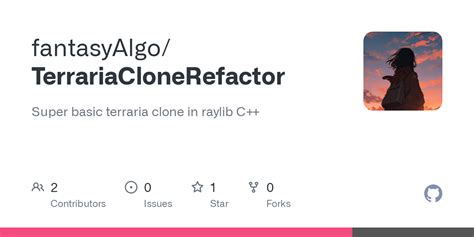 Github Fantasyalgo Terrariaclonerefactor Super Basic Terraria Clone In Raylib C