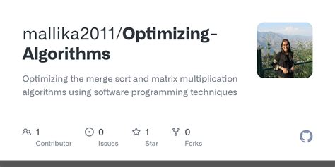 GitHub Mallika Optimizing Algorithms Optimizing The Merge Sort And Matrix Multiplication