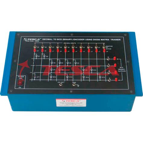 decimal to bcd binary coded encoder using diode matrix