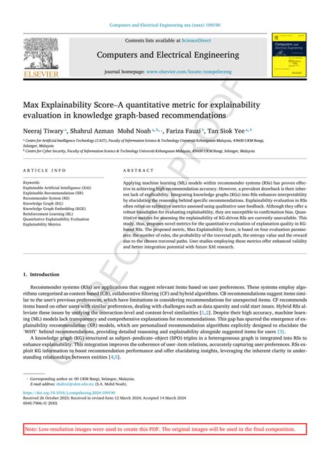 Pdf Max Explainability Scorea Quantitative Metric For Explainability