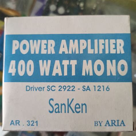 Jual Kit Power Amplifier 400w Mono Shopee Indonesia