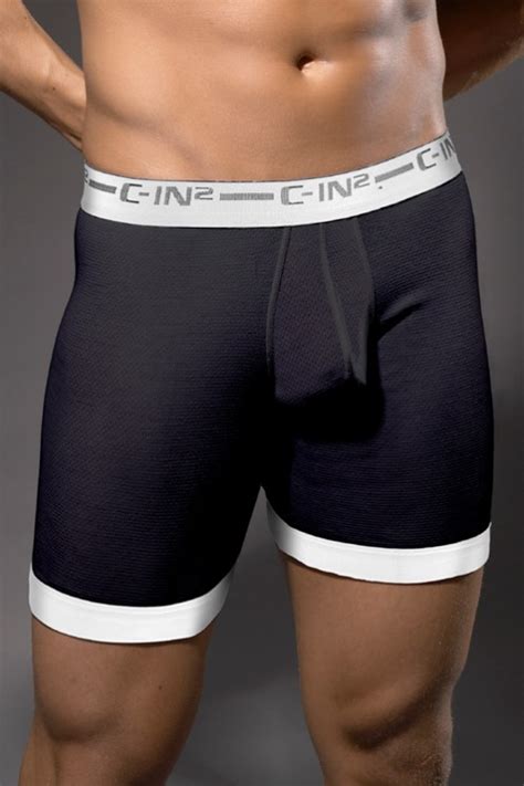 C In2 Black Bamboo Rider Trunks 3063 At International Jock