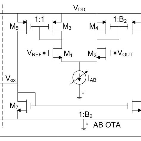 Small Signal Schematic Of Ldo With Current Amplifier Miller Compensation Download Scientific