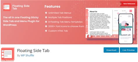 Top 5 Free Floating Side Tab Plugins For Your Wordpress Website Wp