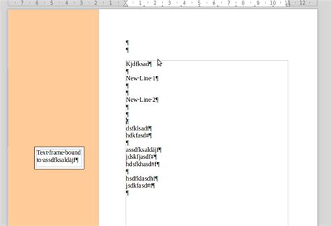 Microsoft Word Making A Sidebar In Libreoffice Writer Super User