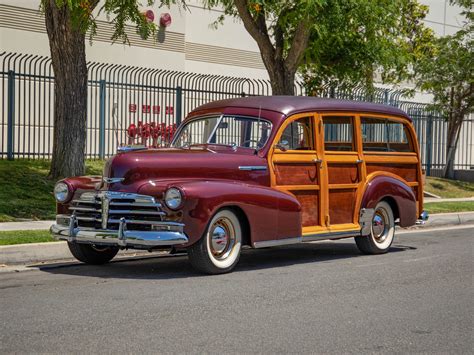 1948 Chevrolet Fleetmaster Woody 4 Door Wagon Stock 59205 For Sale