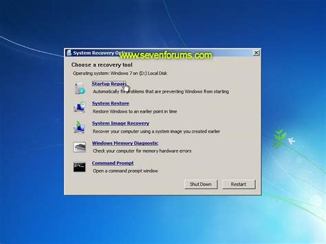 Startup Repair Infinite Loop Recovery Tutorials