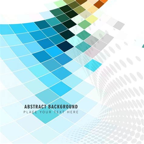 화려한 모자이크 배경 무료 벡터