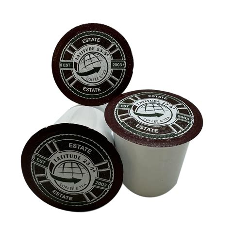 K Cup Estate Blend Smoky Chocolate And Citrus Notes Latitude Coffee Latitude 23 5 Coffee And Tea