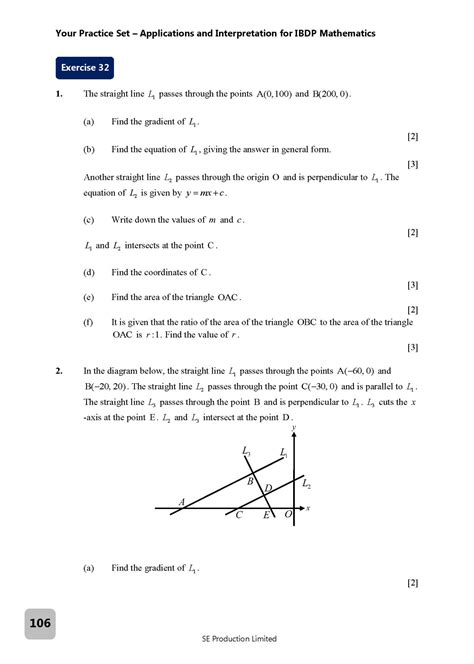 【ib Math】your Practice Set Applications And Interpretation For Ibdp Mathematics Book 1