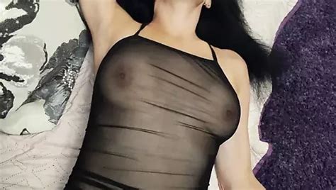 Красивый секс стоя с женой в белом эротическом нижнем белье часть 1