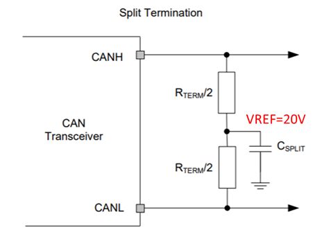 Tcan1042h How To Add Common Mode Voltage For Transceiver Interface Forum Interface Ti E2e