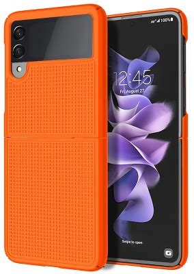 Nakedcellphone Slim Hard Case For Samsung Galaxy Z Flip Orange Target