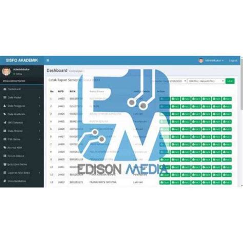 Jual Source Code Aplikasi Sistem Akademik Sekolah Berbasis Web Terlaris Di Seller P Store