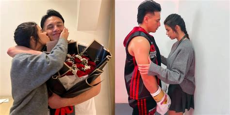 Sweet Pictures Of Jefri Nichol Accompanied By His Girlfriend During Boxing Match Against El Rumi