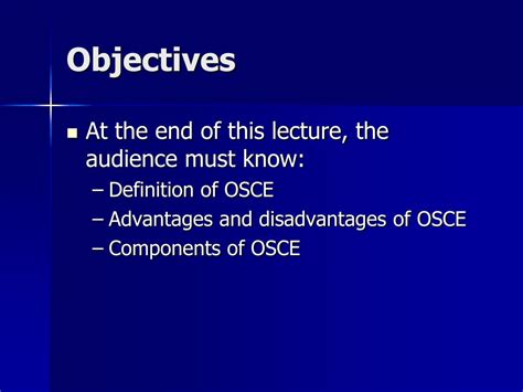 Ppt Objective Structured Clinical Examination Osce Powerpoint
