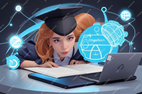 premium ai image revolutionize education with ai enhanced learning explore graduate