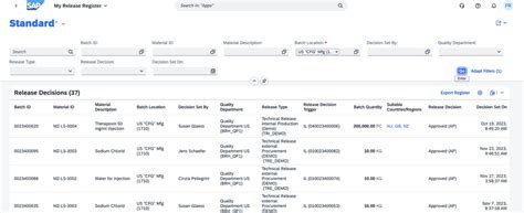 Whats New In Sap Batch Release Hub For Life Scien Sap Community