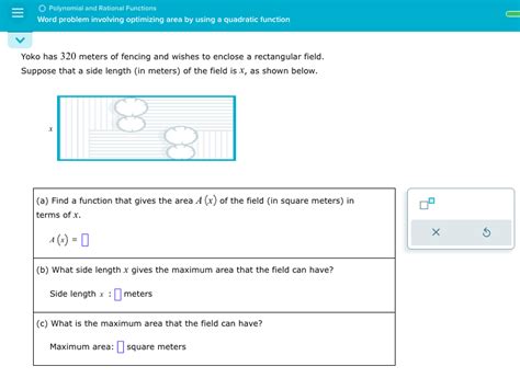 Solved Polynomial And Rational Functions Word Problem