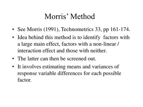 PPT Developing Input Output Simulation Metamodels PowerPoint